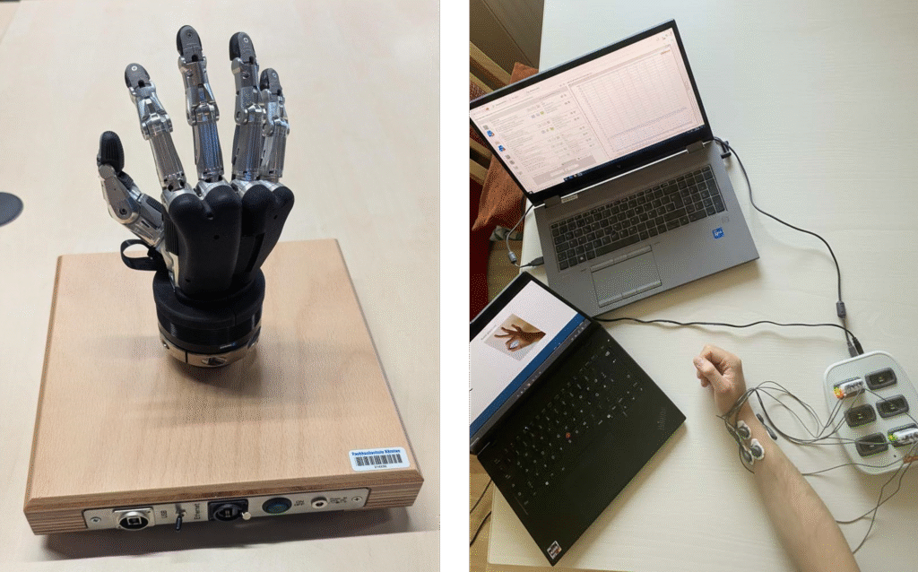 Controlling a Robotic Hand with Muscle Signals - MedTech @FH Kaernten